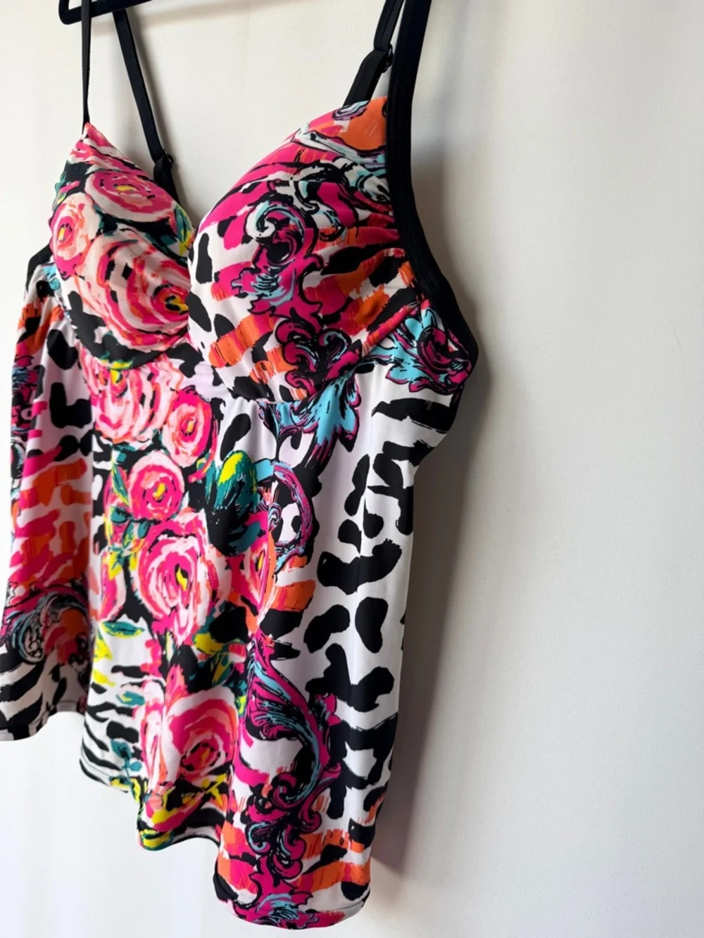 Cacique | Swim | 44d Cacique Floral Animal Print Tankini Swim Top 44d ...